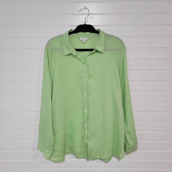 J. Jill | Tops | J Jill Love Linen Size Xl Top 0 Linen Lagenlook ...